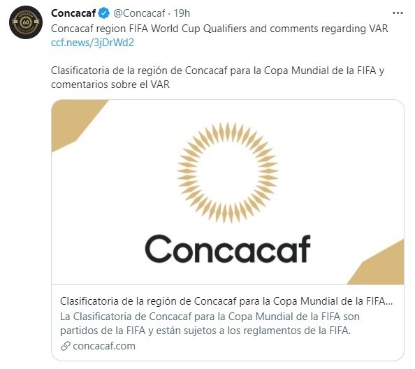 Concacaf explica por qué no hay VAR en el Octogonal Final